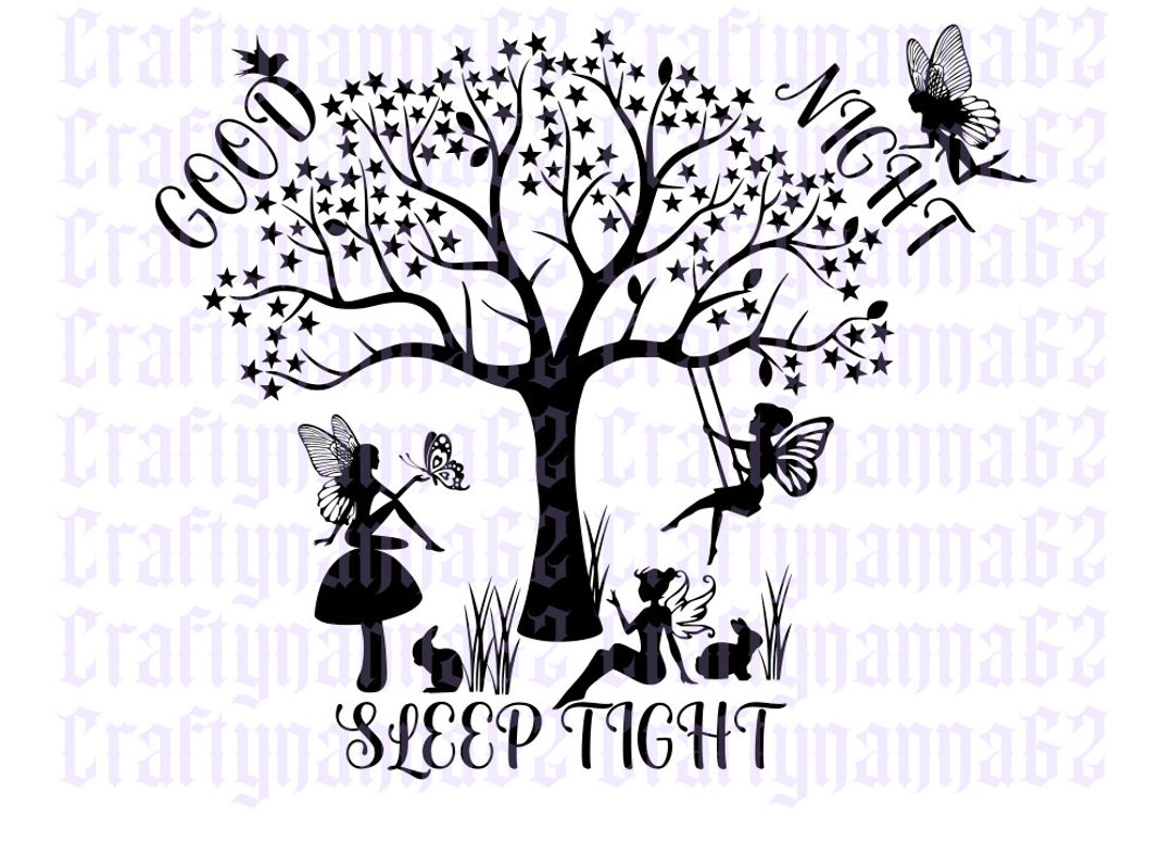 Fairies on a Tree Svg/dxf/png - Etsy