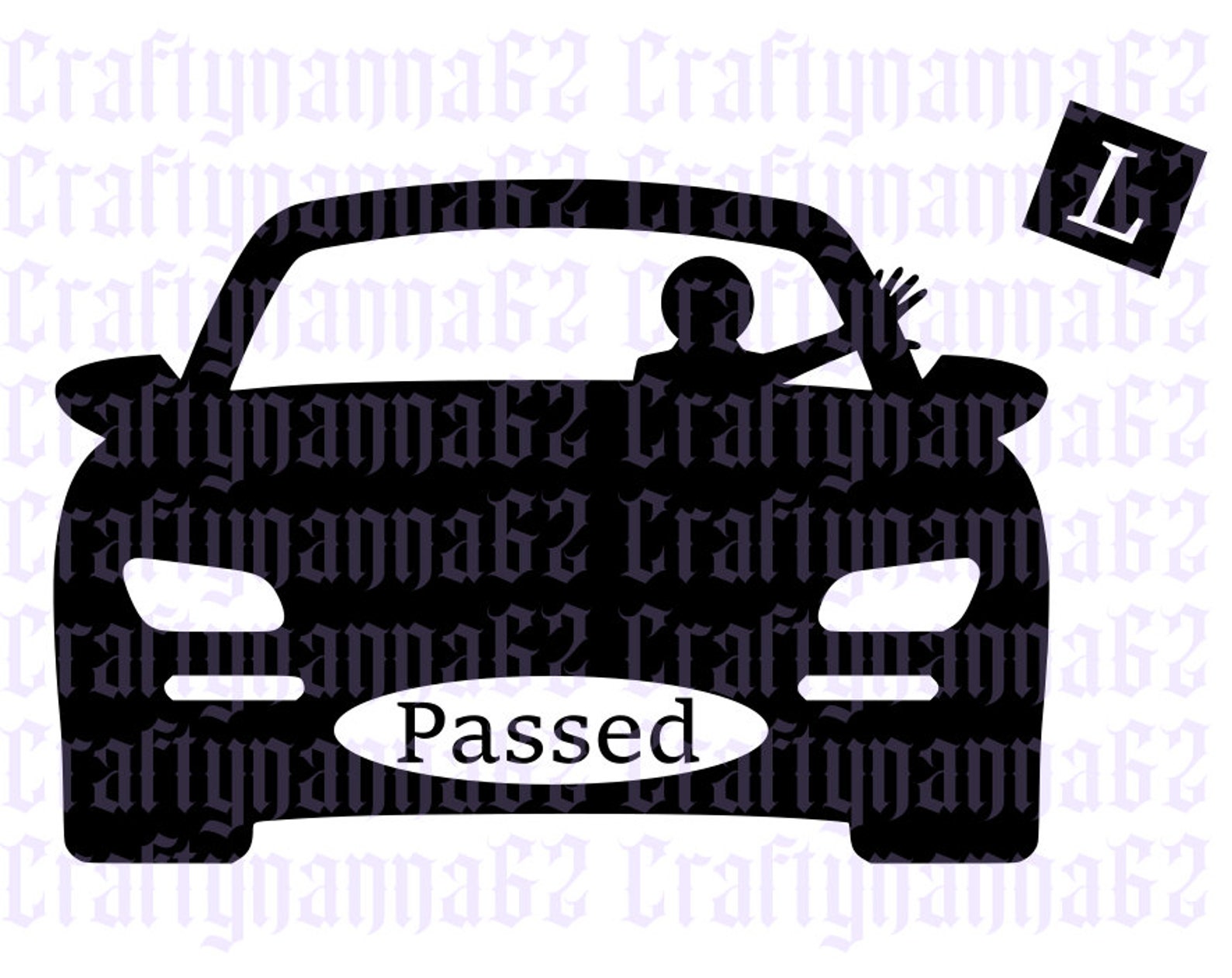 Passed Driving Test Svg/dxf/png - Etsy