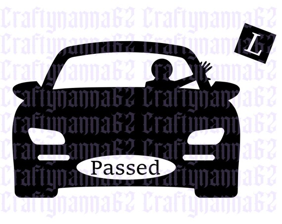Passed Driving Test Svg/dxf/png - Etsy UK