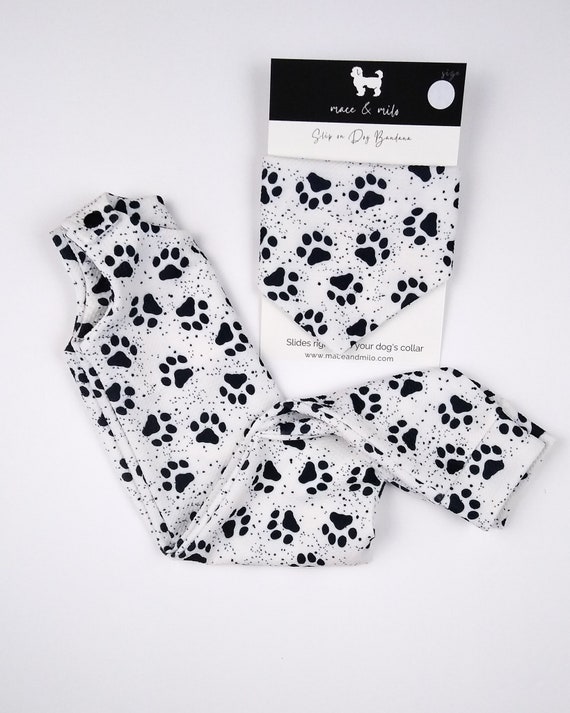 Paw print Baby and dog matching outfit set custom dog & human | Etsy