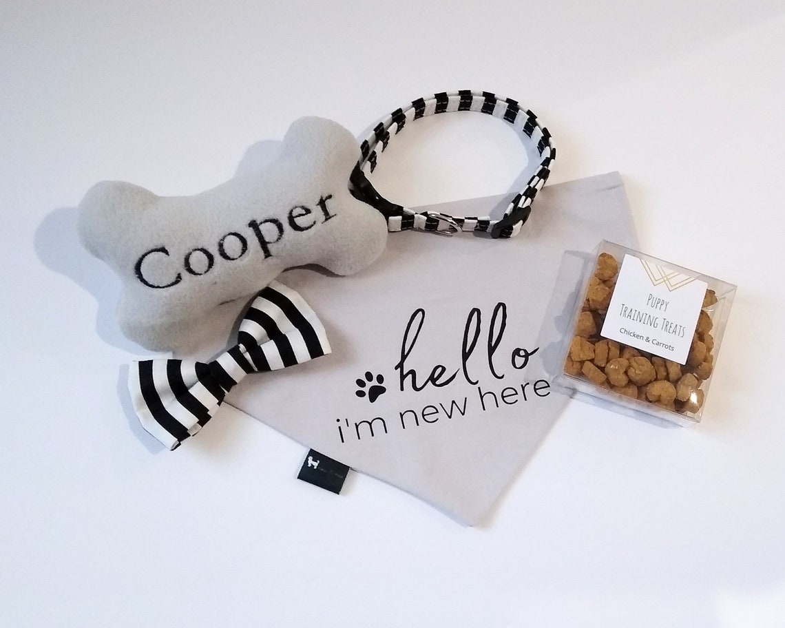 New Puppy gift basket New Dog owner Gift set Dog Mom Gift | Etsy