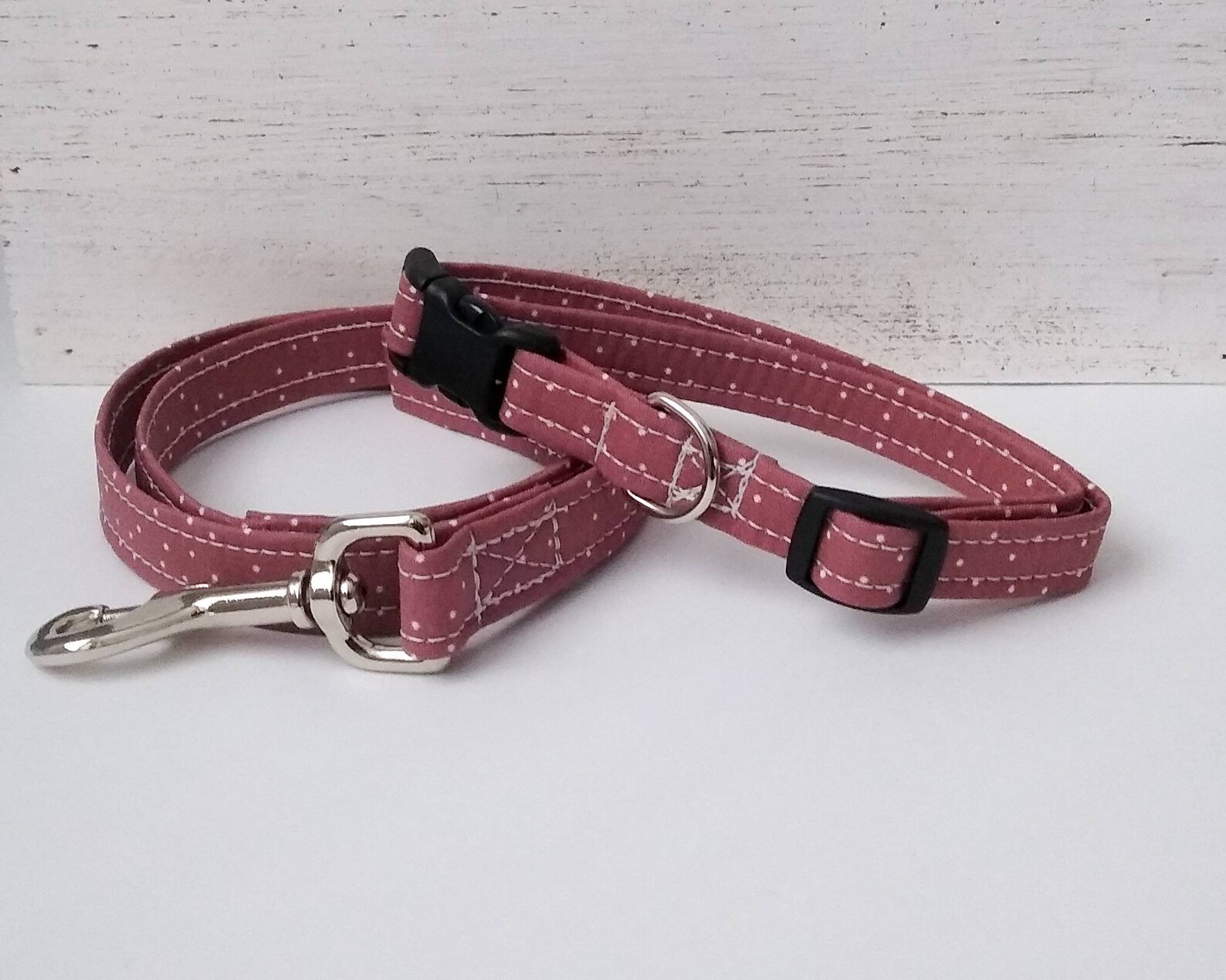 Joli collier de chien collier de chien à pois mauve pour le - Etsy France