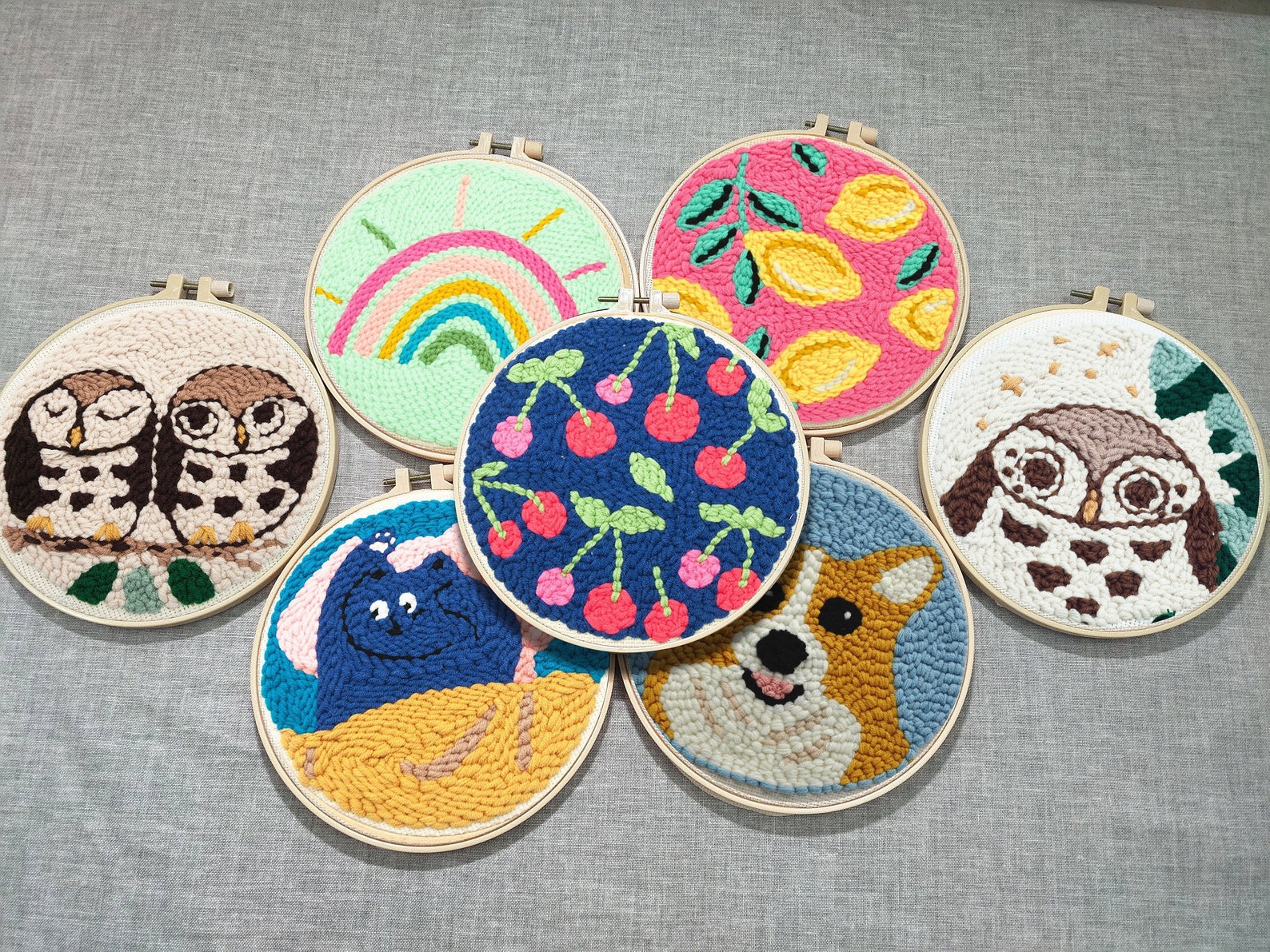 Punch Needle Full Kits for Beginner With Pattern Threader - Etsy