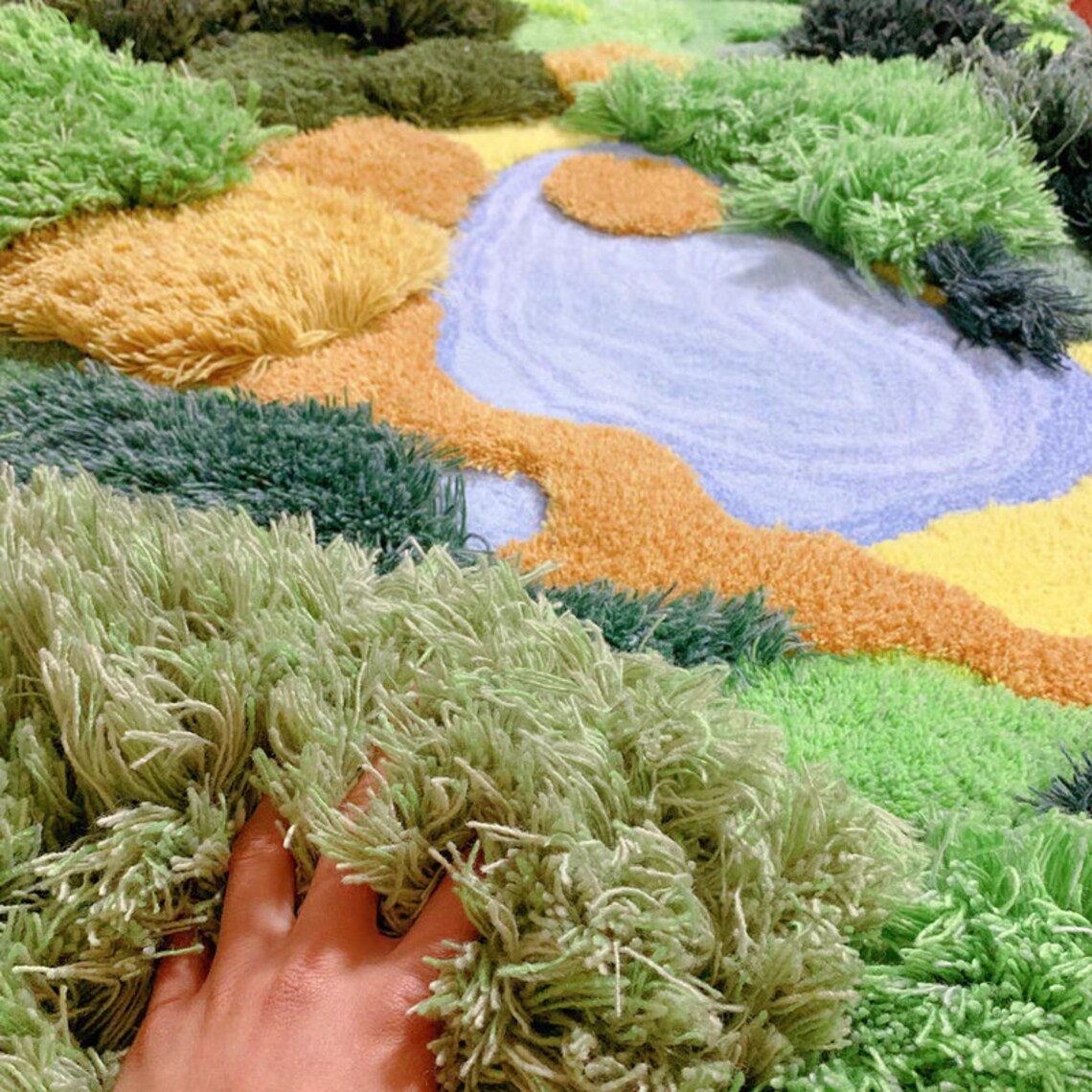 3D Tufted Area Rugs Carpet handmade Artificial Area - Etsy