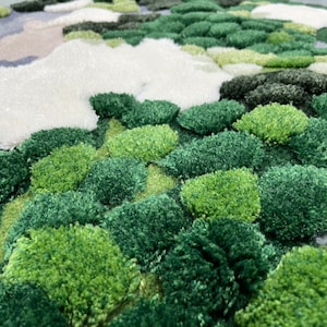 3D Area Artificial Forest Carpet,hand Turfting Wool Rugs Carpet for ...