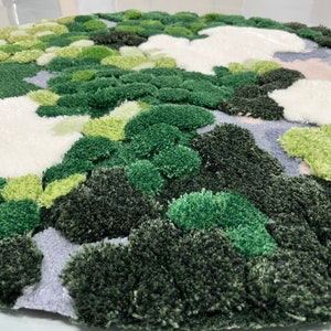 3D Area Artificial Forest Carpet,hand Turfting Wool Rugs Carpet for ...