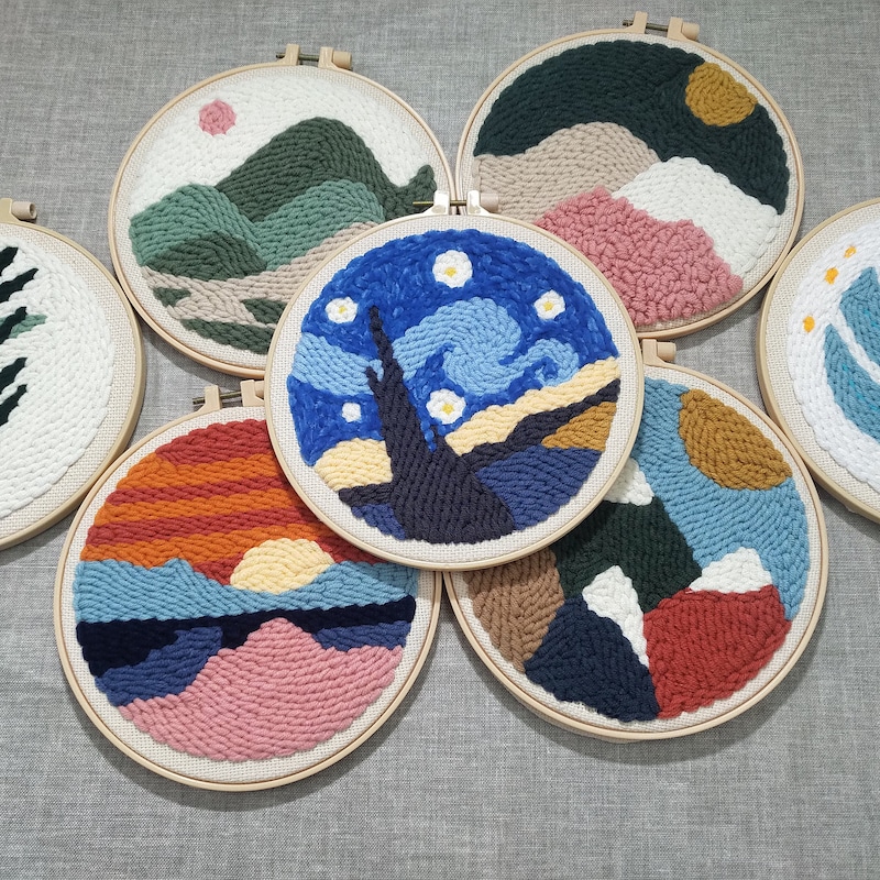 .needle Point Rug Kit - Etsy