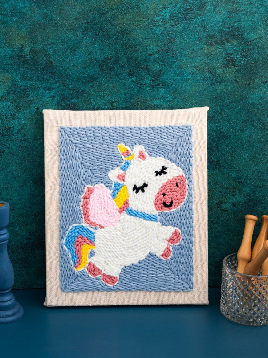 Punch Needle Starter Kit for Beginner Kids Adults Rug Hooking | Etsy