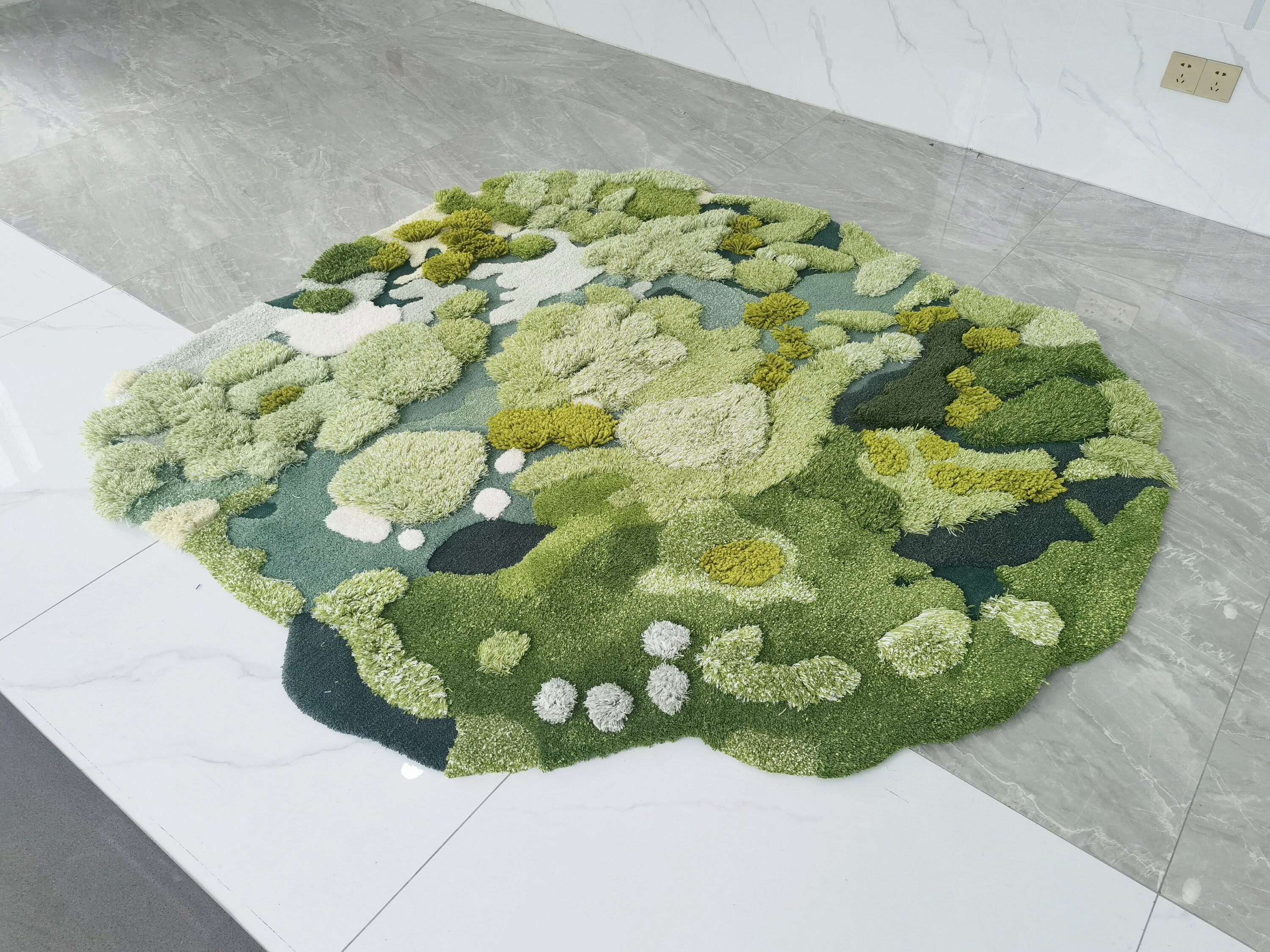 Custom Forest Rugs,hand Turfted Wool Rugs,moss Forest Rugs Carpet,kids ...