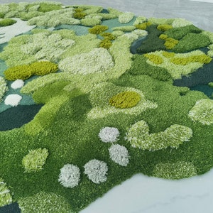 3D Turfting Rugs Carpet,hand Turfted Wool Rugs,art Rugs.moss Rugs ...