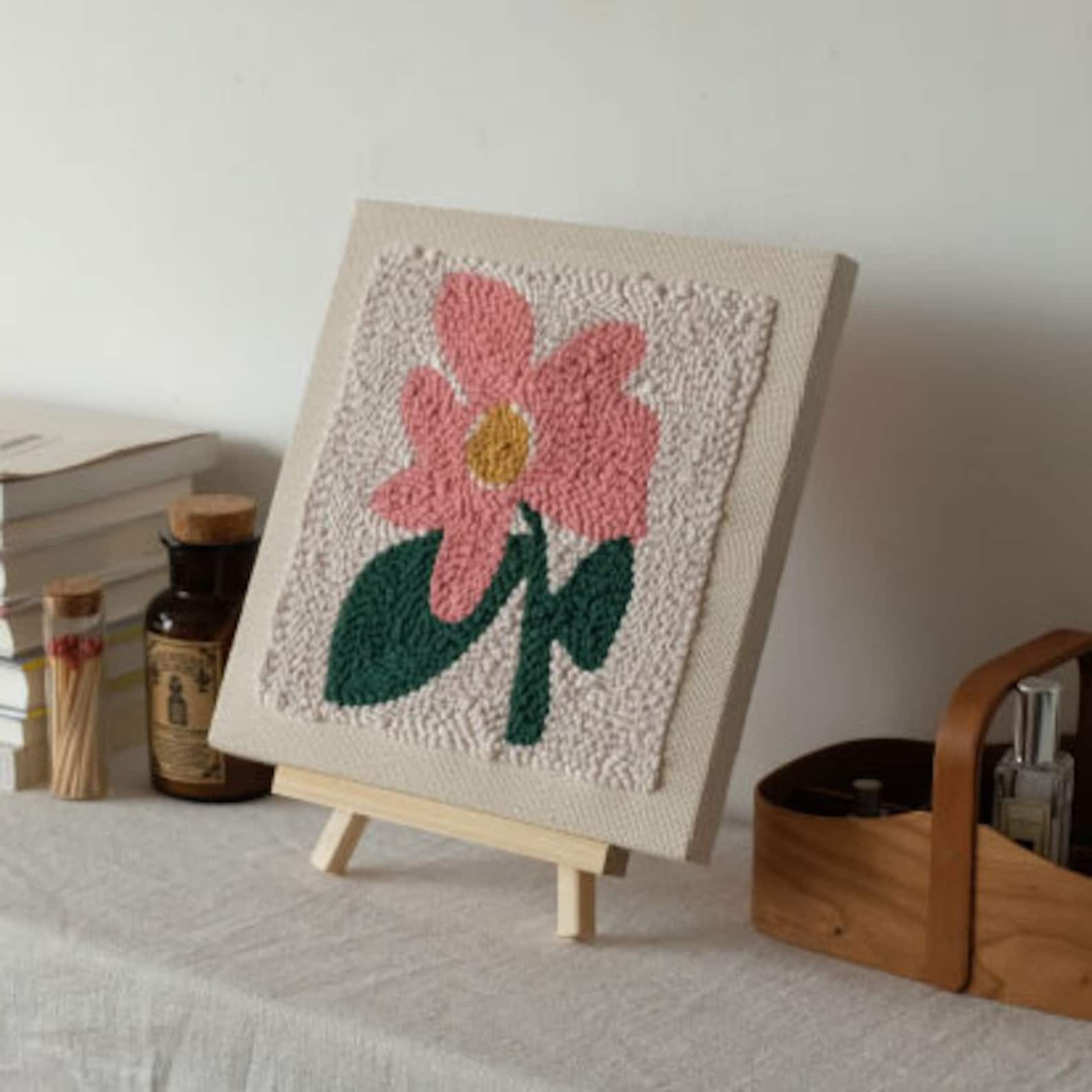 Women Art Punch Needle Kit for Wall Decor, Punch Embroidery Kit, DIY ...