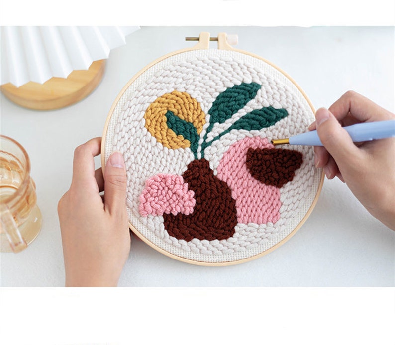 Beginner Punch Needle Full Kits With Instructions 8 - Etsy