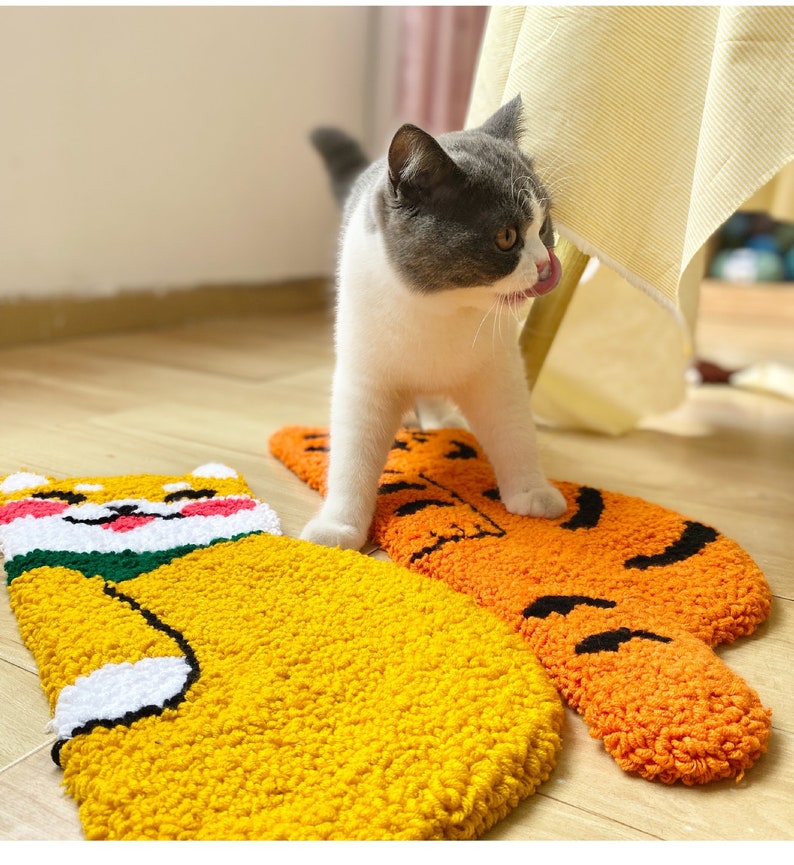 Cute Animals Rug Making Kit DIY Rug Punch Needle Kit - Etsy