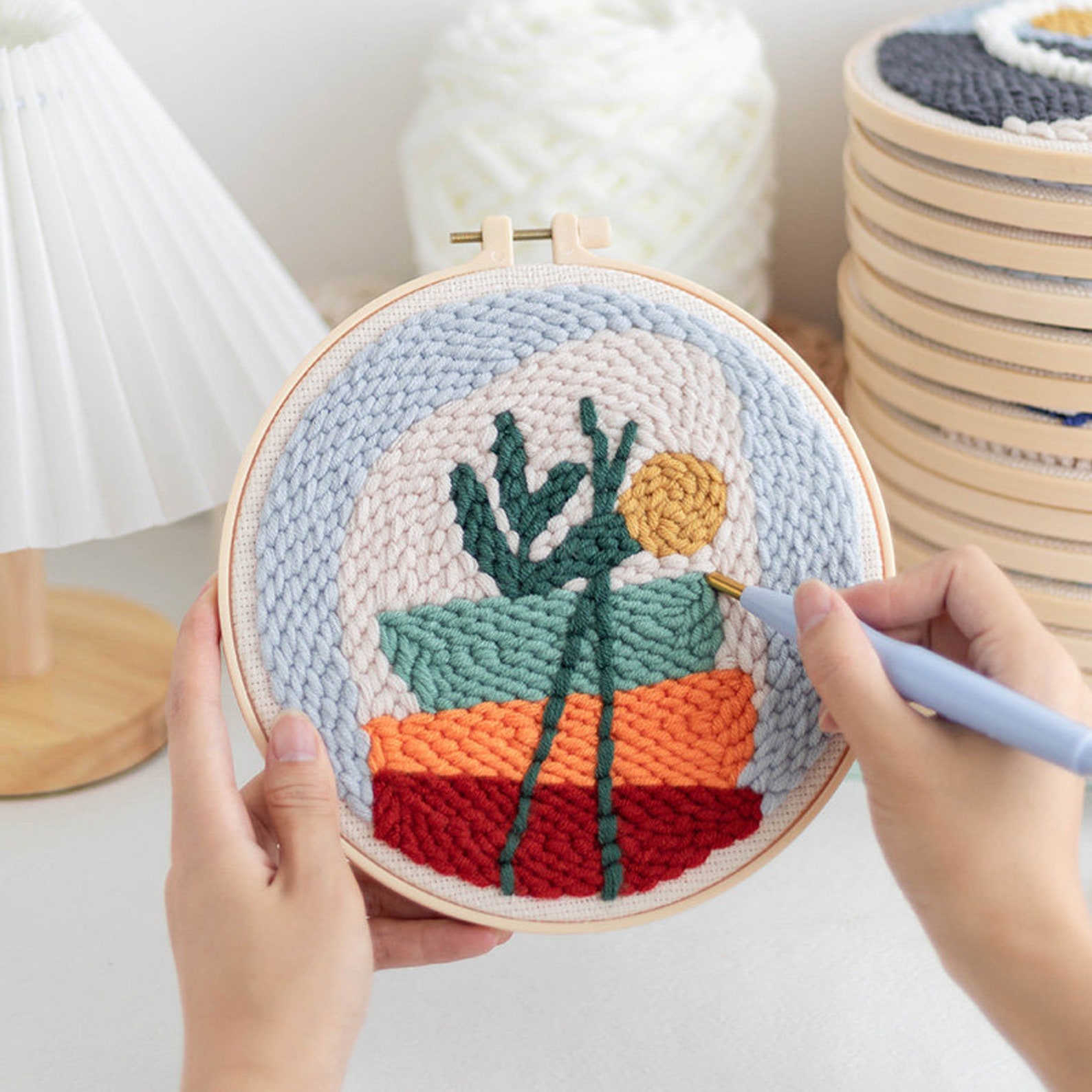 Punch Needle Full Kits for Beginner With Instructions 8 - Etsy