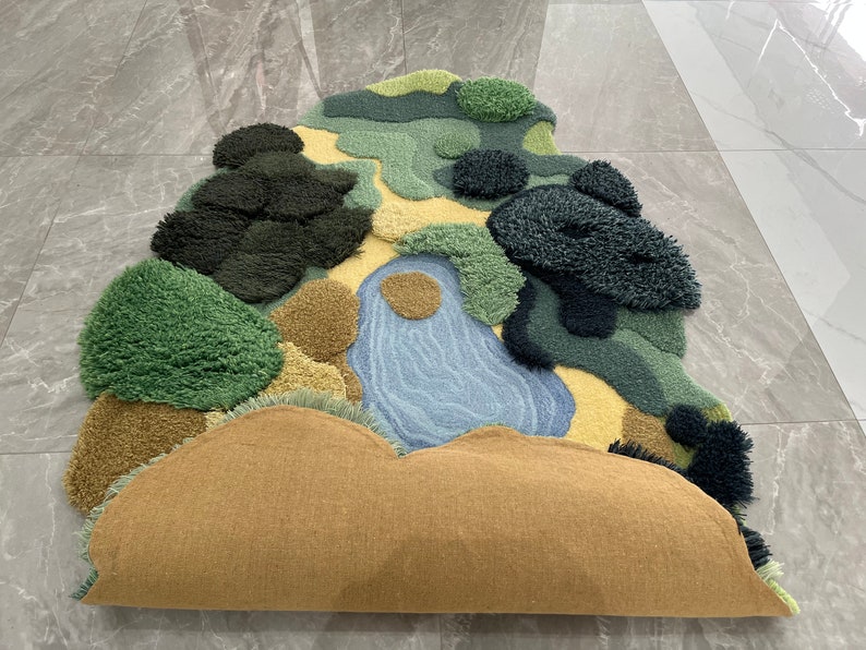 3D Tufted Area Rugs Carpet handmade Artificial Area - Etsy