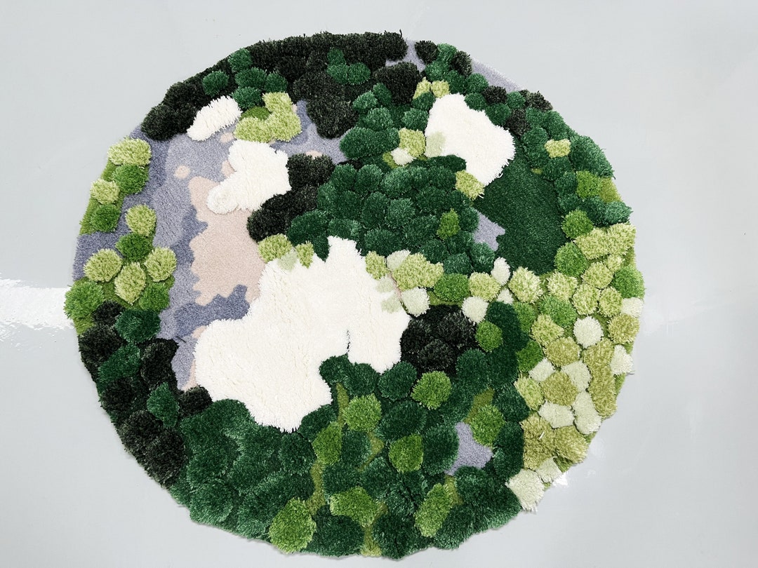 3D Area Artificial Forest Carpet,hand Turfting Wool Rugs Carpet for ...