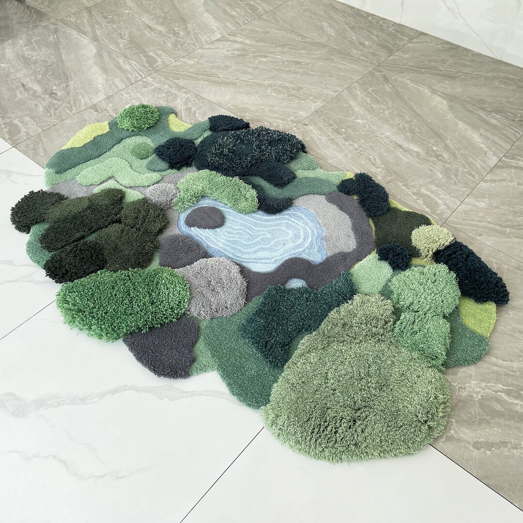 3D Handtufted Area Rugs Carpet ,handmade Artificial Area Rug,forest ...
