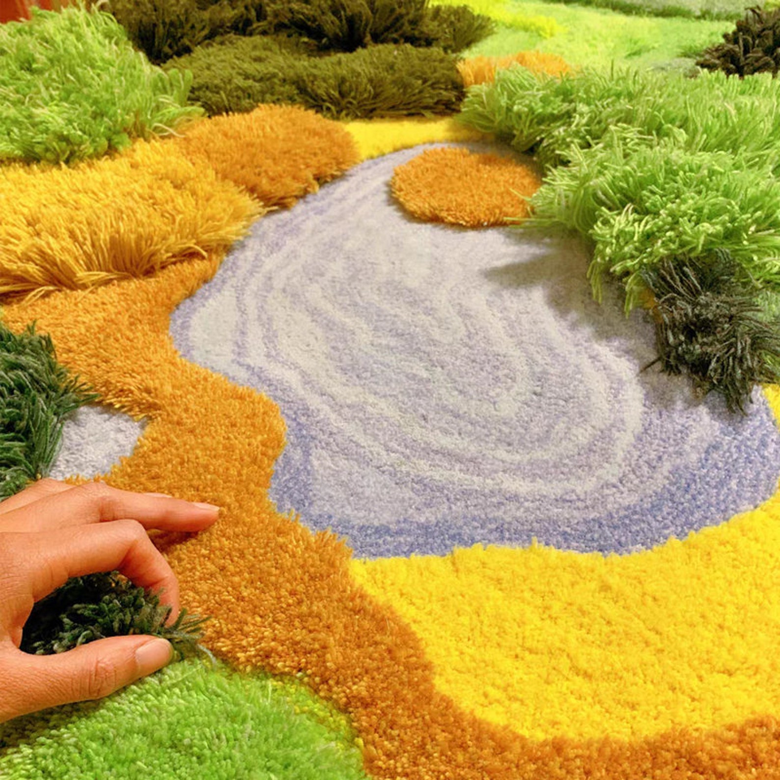 3D Tufted Area Rugs Carpet handmade Artificial Area - Etsy