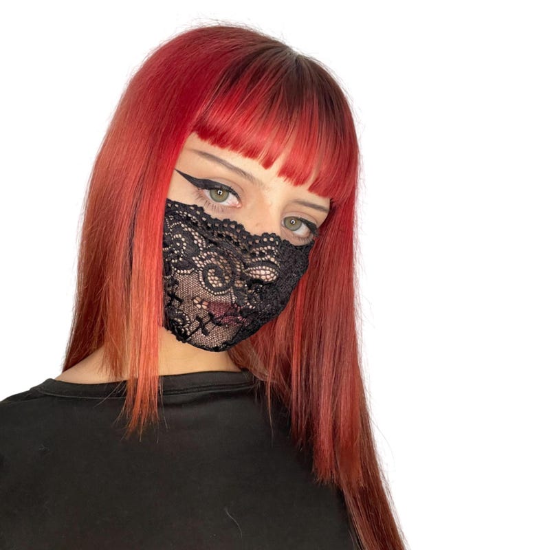 Lace Face Mask - Etsy