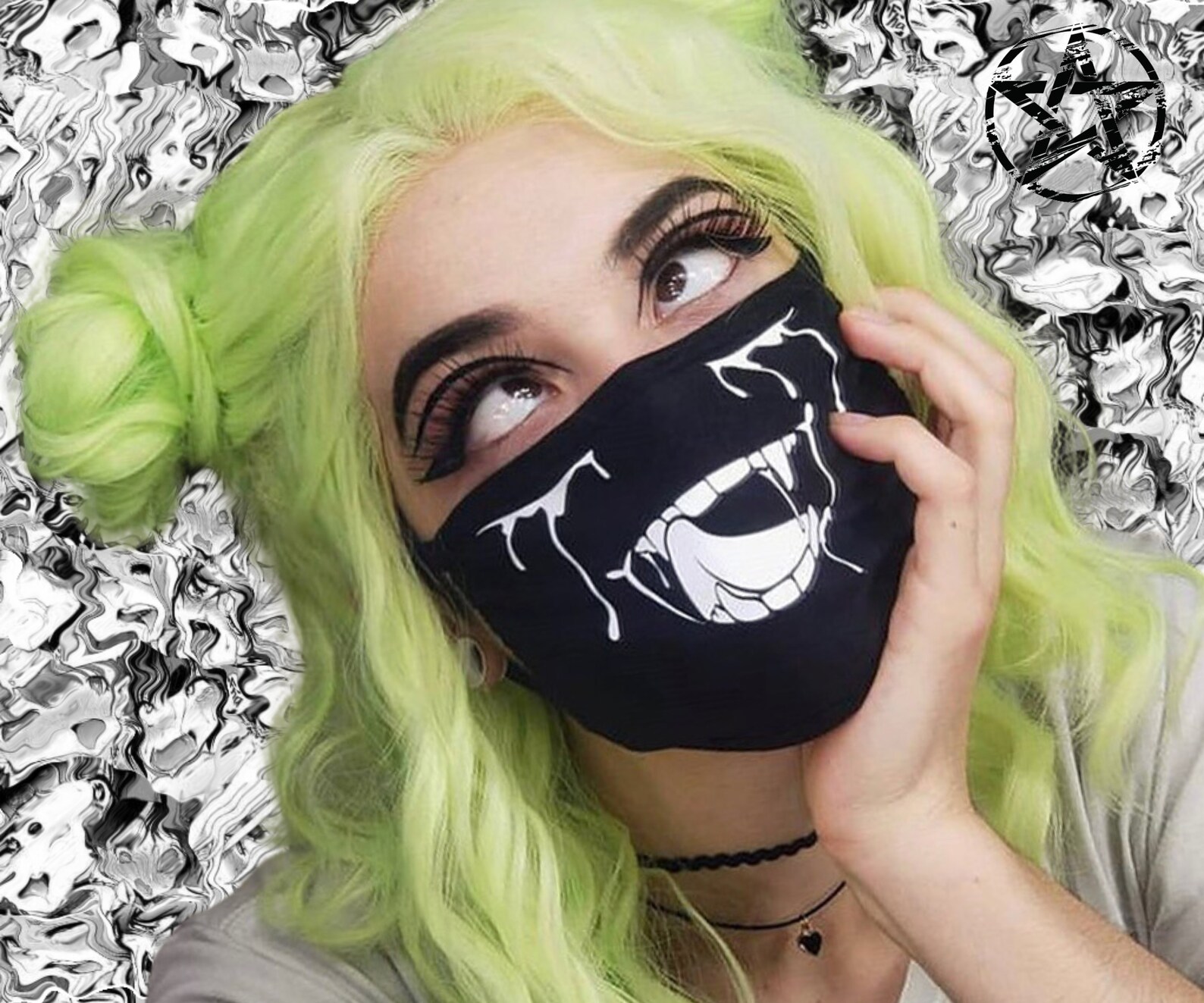 Ahegao Face Mask. Ecchi Lewd Hentai Anime E-Girl Face | Etsy