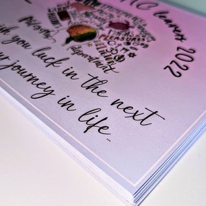 A4/A5 Custom Leavers Postcards | Teacher Comments Card / Summer Holiday ...