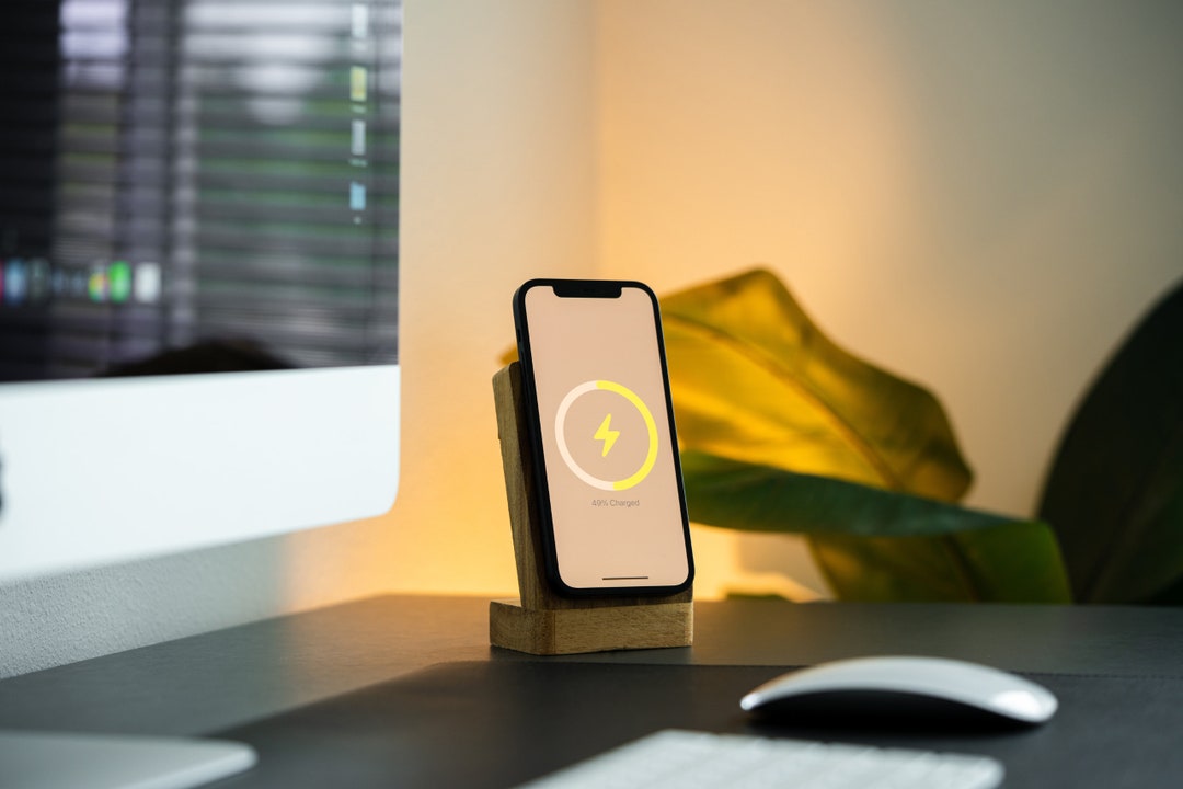 Wood Magsafe Stand, Magsafe Holder, Nightstand Charging Station ...