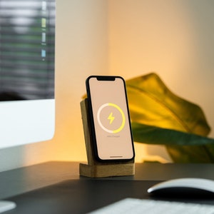 Wood Magsafe Stand, Magsafe Holder, Nightstand Charging Station ...