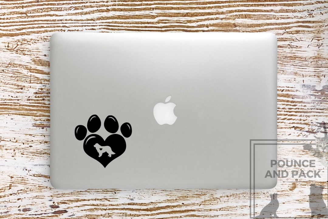 Newfoundland Gift. Newfie Gift. Newfie Paw Print Vinyl. Newfie Sticker ...