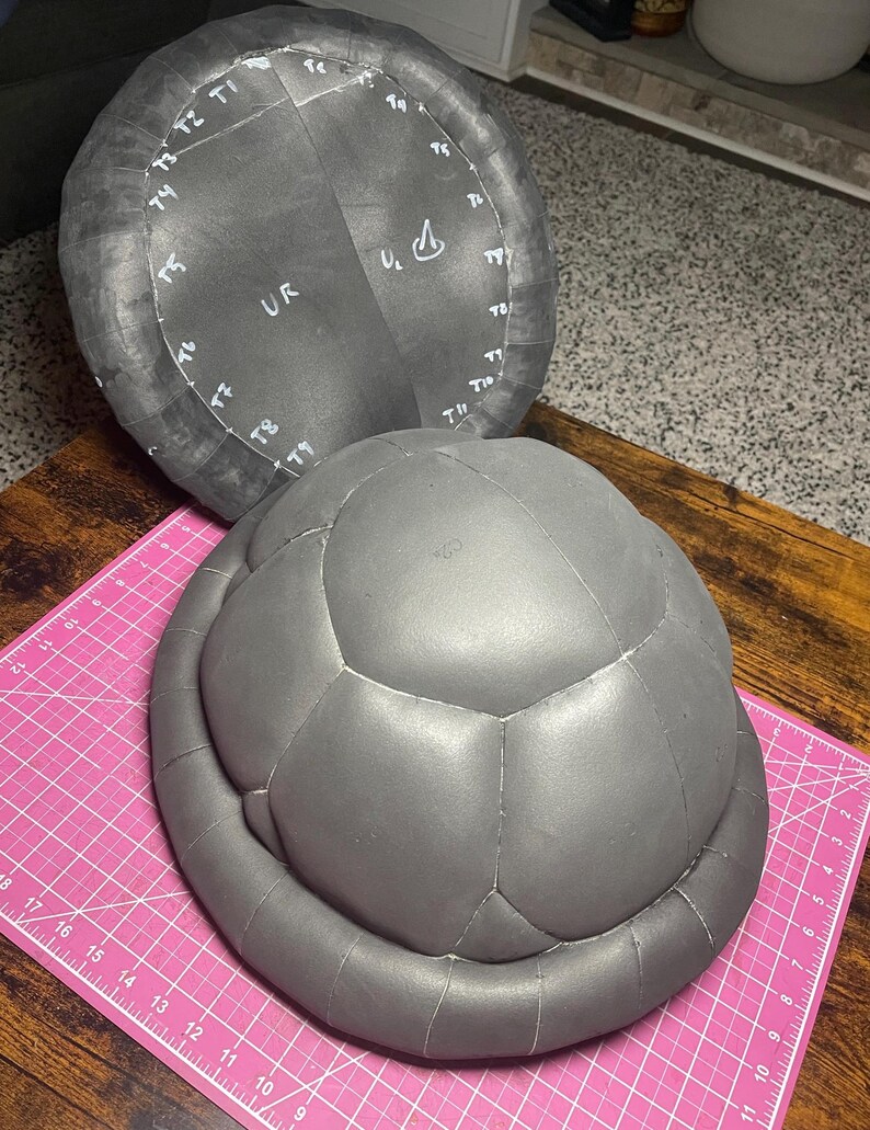 Koopa Troopa Shell/dry Bones Shell Foam Template - Etsy