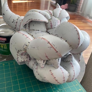 Bowser Head Foam Template - Etsy