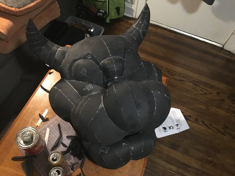 Bowser Head Foam Template - Etsy