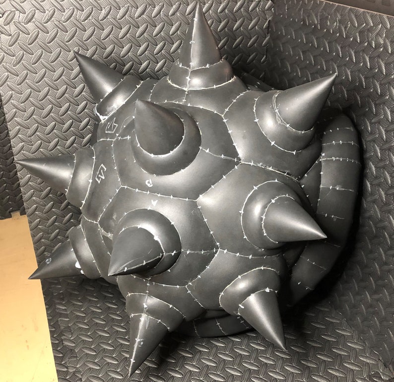 Bowser / Bowsette Shell Foam Template - Etsy