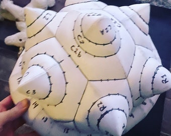 Bowser / Bowsette Shell Foam Template - Etsy