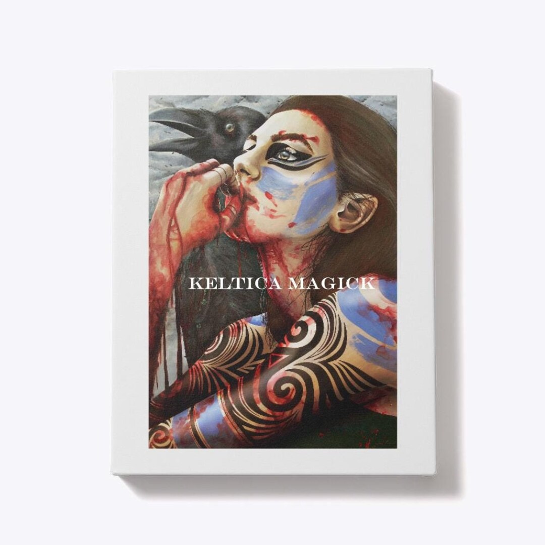 Morrigan A5 Art Print / 1 Heathen Postcards / Pentacle Charm! - Etsy UK