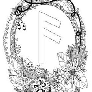 Rune Colouring Book - Etsy