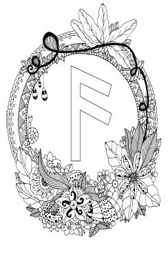 Rune Colouring Book - Etsy