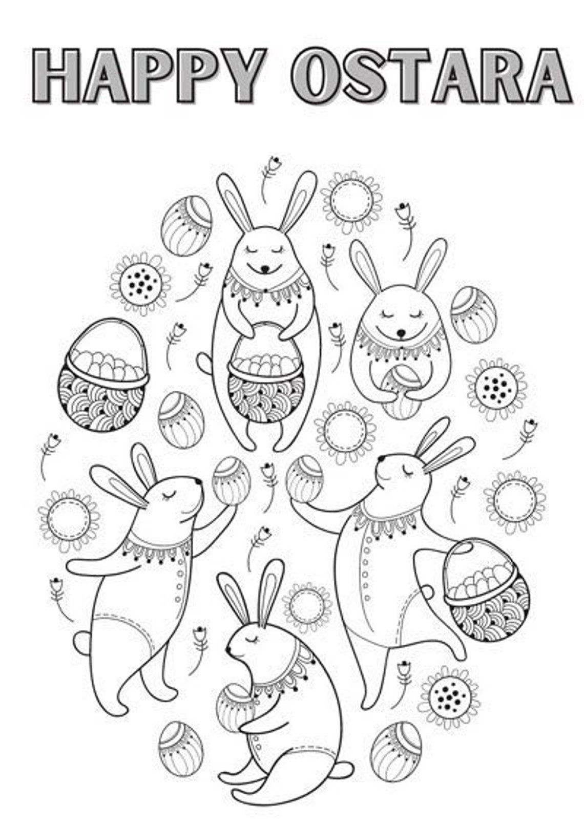 6 Ostara Colouring Pages PDF | Etsy