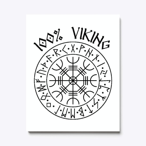 100% Viking Digital Download Design SVG PNG JPG - Etsy