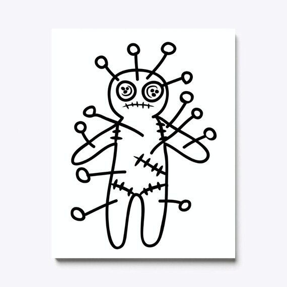 Voodoo Doll Digital Download Design SVG - Etsy