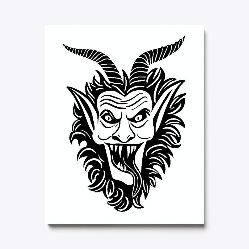 Krampus Digital Design SVG PNG PDF - Etsy