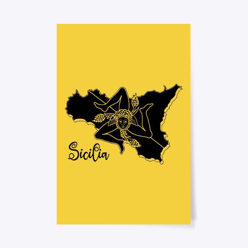 Sicilia Digital Design PNG SVG JPG - Etsy