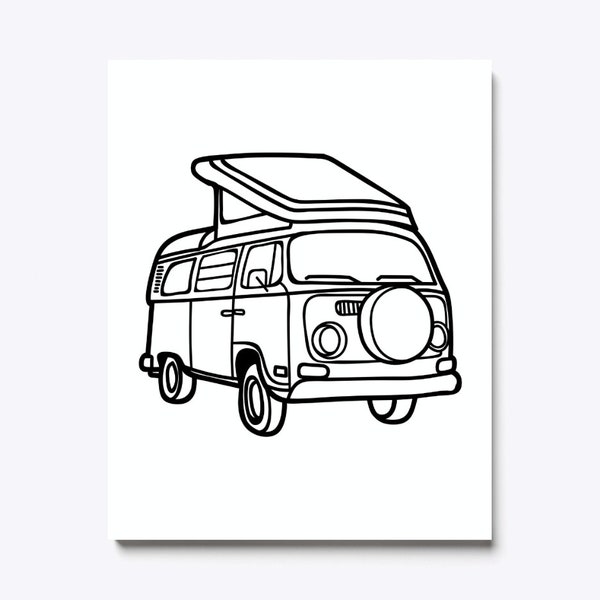Vw Bus Svg - Etsy
