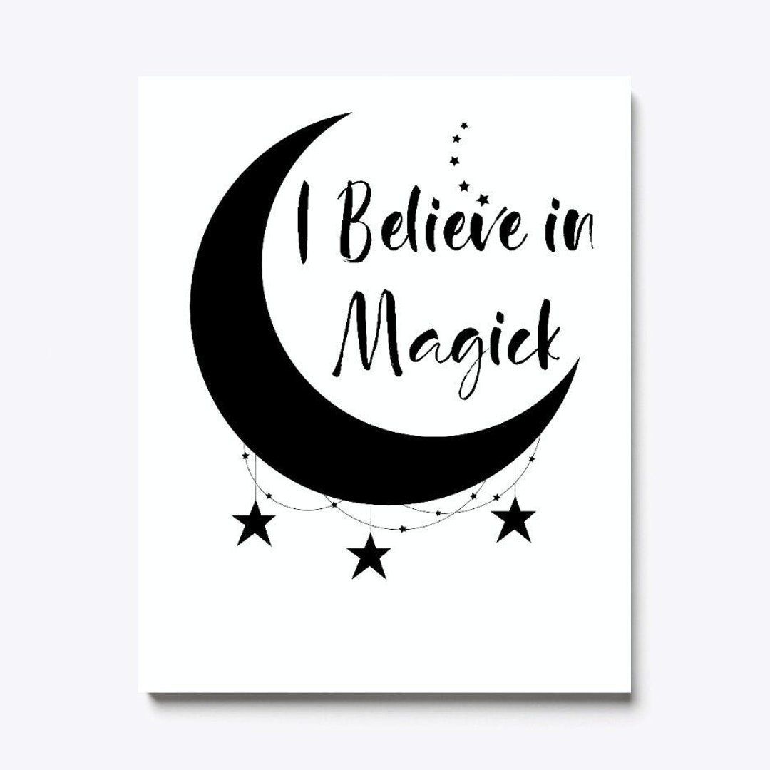 I Believe in Magick SVG PNG PDF Digital Download! - Etsy