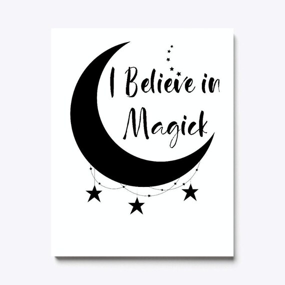 I Believe in Magick SVG PNG PDF Digital Download | Etsy