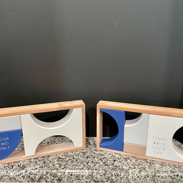 Wood Word Blocks - Etsy