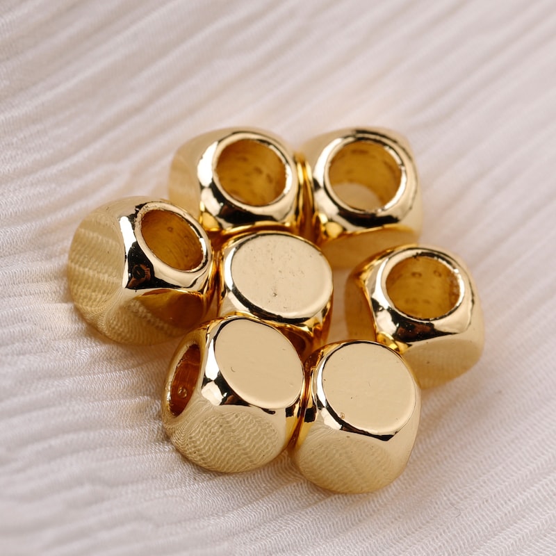 Square Beads Big Hole - Etsy