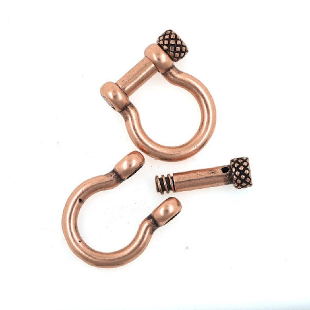 Antique Shackle Clasp Adjustable D Shackles Clasp Paracord Survival ...