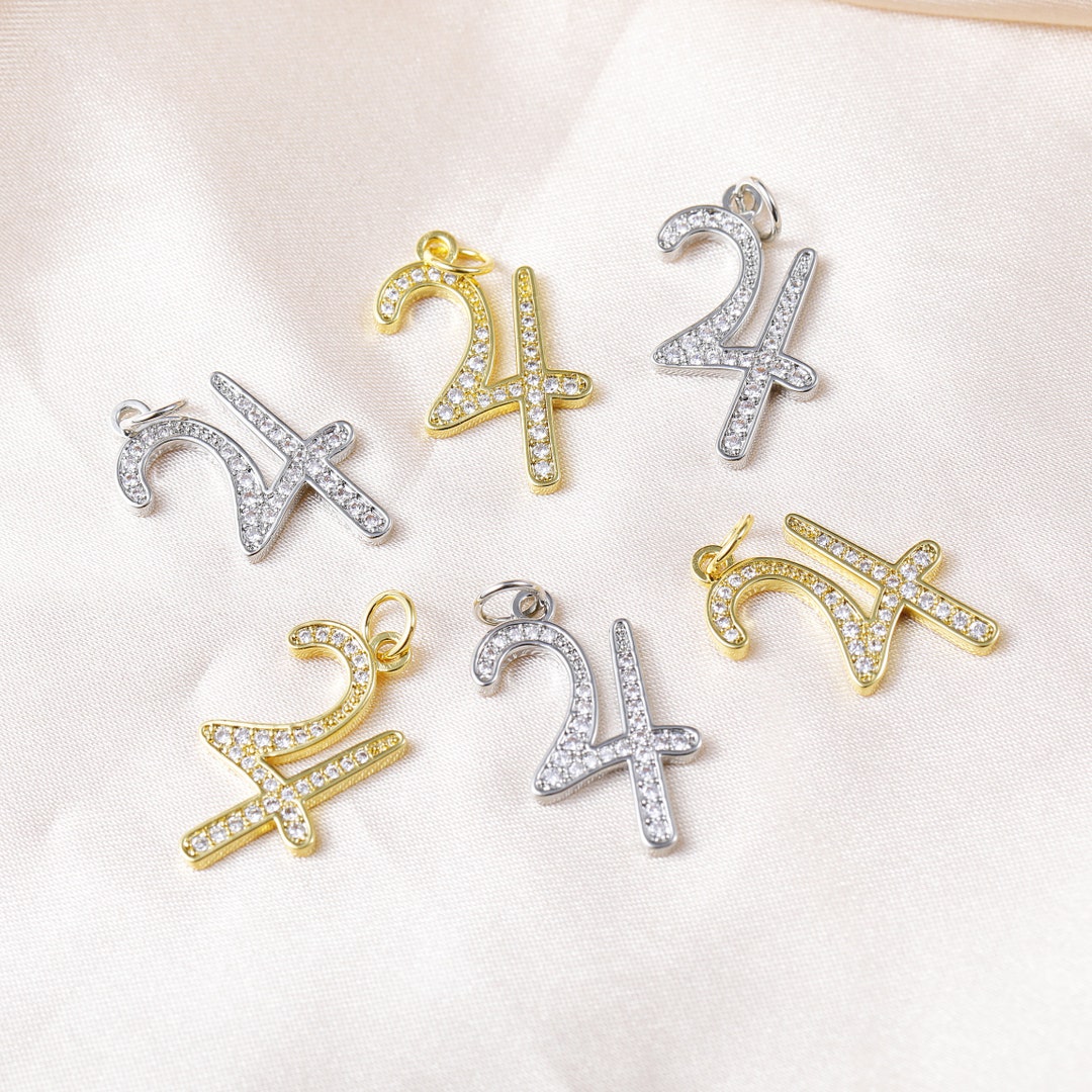 CZ Micro Pave 18K Gold Filled Jupiter Charm Jupiter Pendant DIY Dangle ...