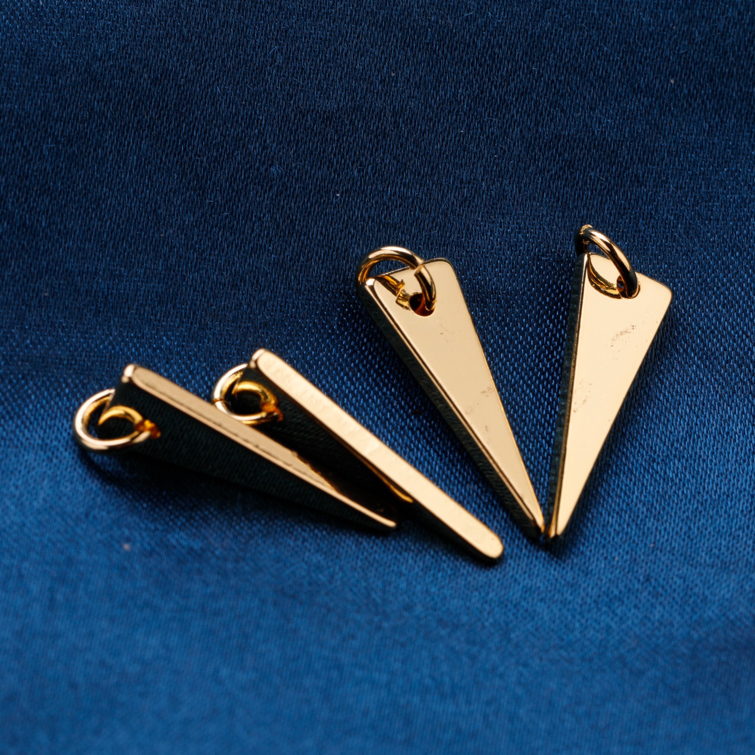 18K Gold Filled Spike Charm Pointy Spike Charm Pendulum | Etsy