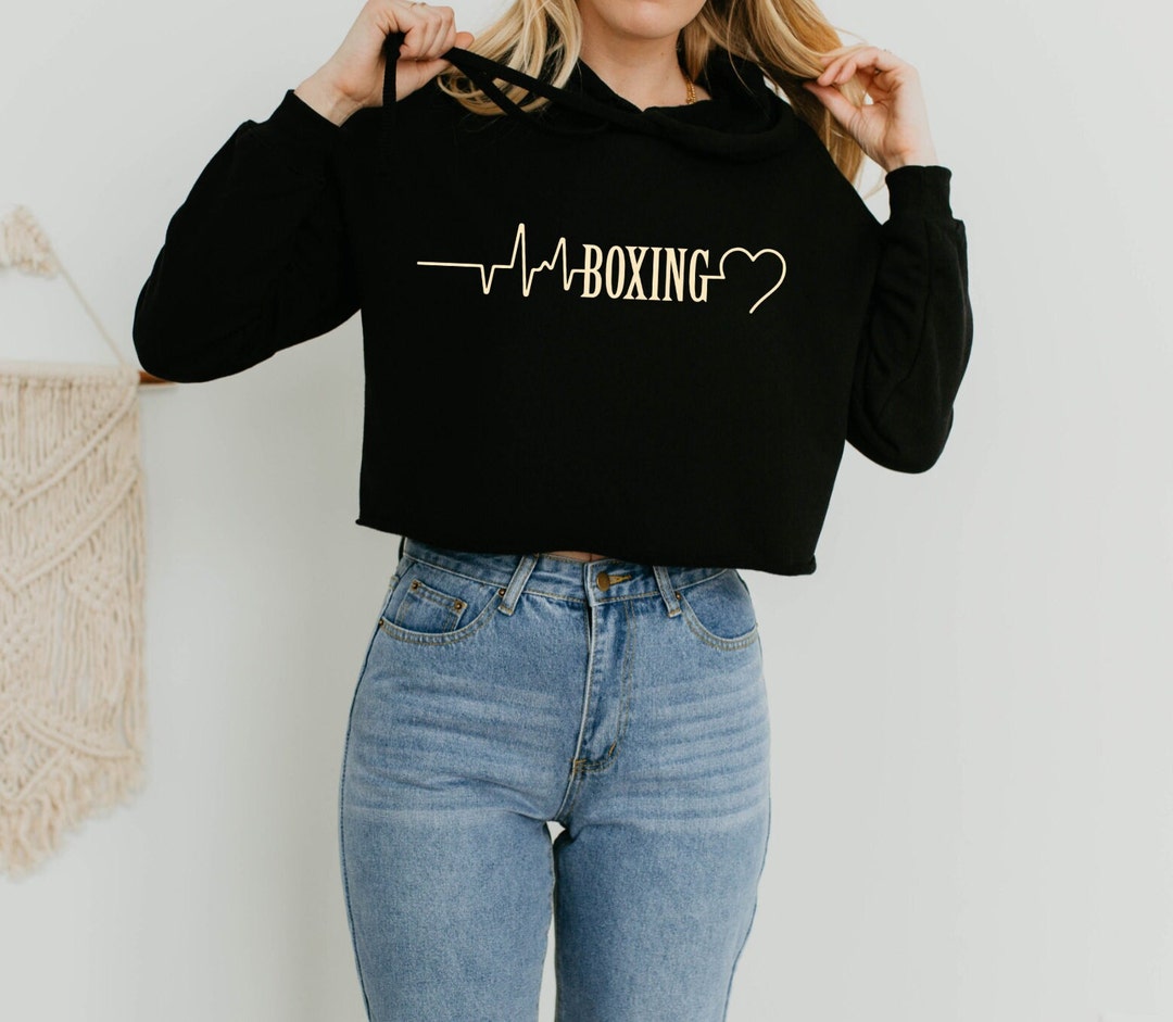 Heartbeat Boxing Hoodie | Boxing Hoodie | Kickboxing Hoodie | Gym ...